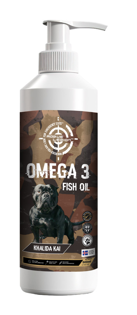 K9 Omega-3 Fish Oil - 500ml – The Rogue Legion