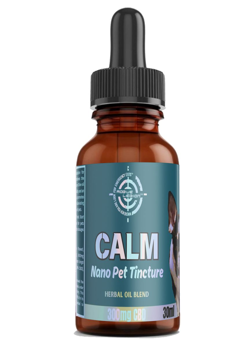 K9 Calm Nano Pet Tincture - 300mg - 30ml – The Rogue Legion